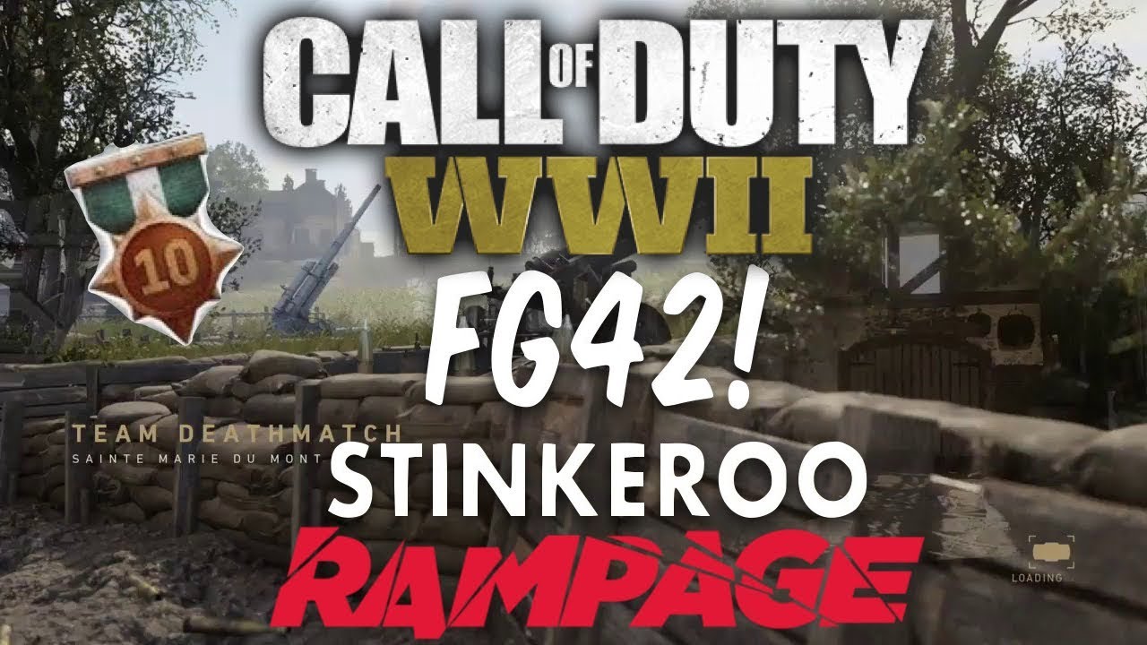 Call Of Duty WW2 - TDM Stinkeroo Rampage - YouTube