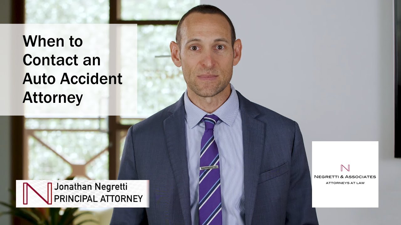 When to Contact an Auto Accident Attorney - YouTube