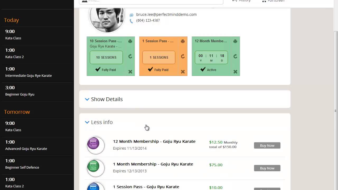 PerfectMIND 3 Selling MemberShips in Check in - YouTube