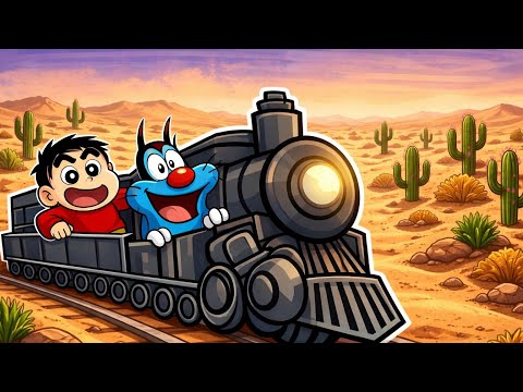 🔥We ESCAPED the Dead Route Nightmare! 😱! Oggy & Shinchan Survive!