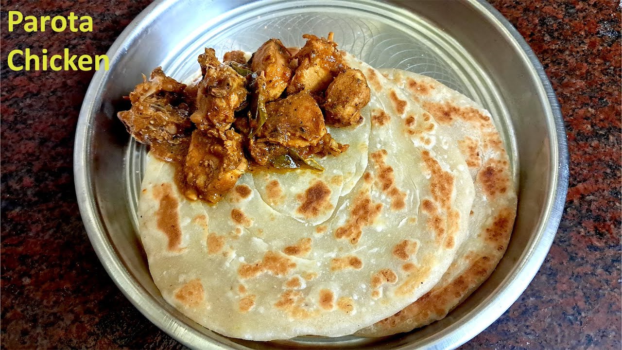Spicy Parota with Flavorful Pepper Chicken Curry | parotta with chicken ...