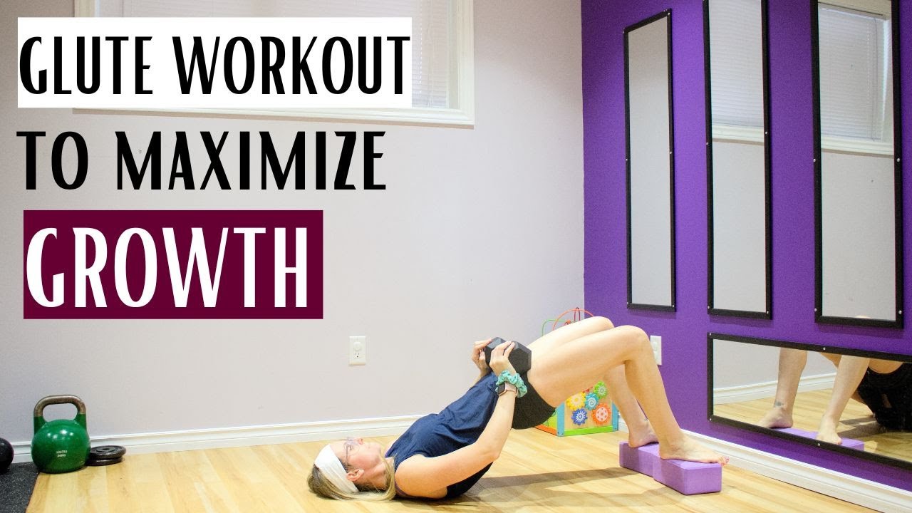 At Home Glute Hypertrophy Workout - YouTube