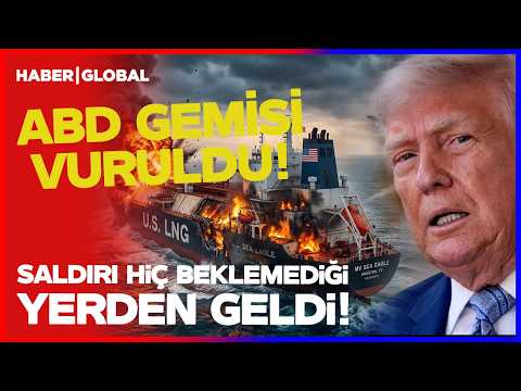 ABD GEMİSİ ALEV TOPUNA DÖNDÜ! Saldırı Trump'ın Hiç Beklemediği Yerden İsrail'in Yanıbaşından Geldi