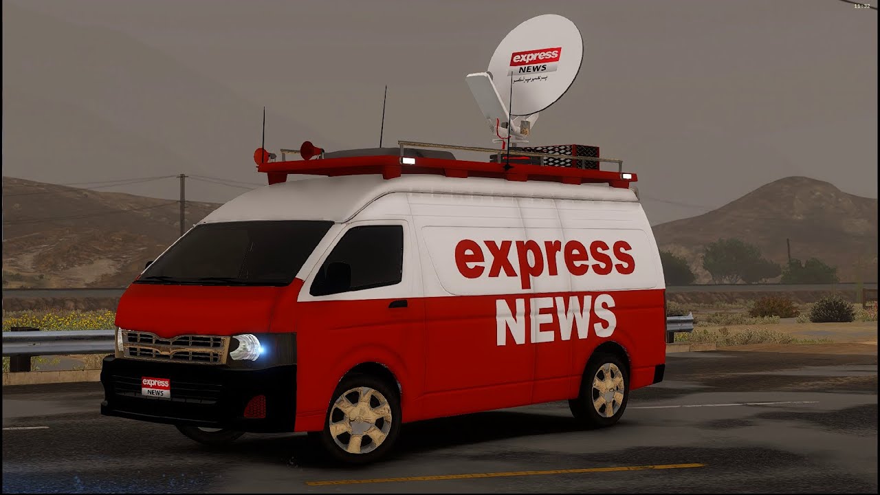Gta5 Express News Pakistan Van Gta5Studio - YouTube