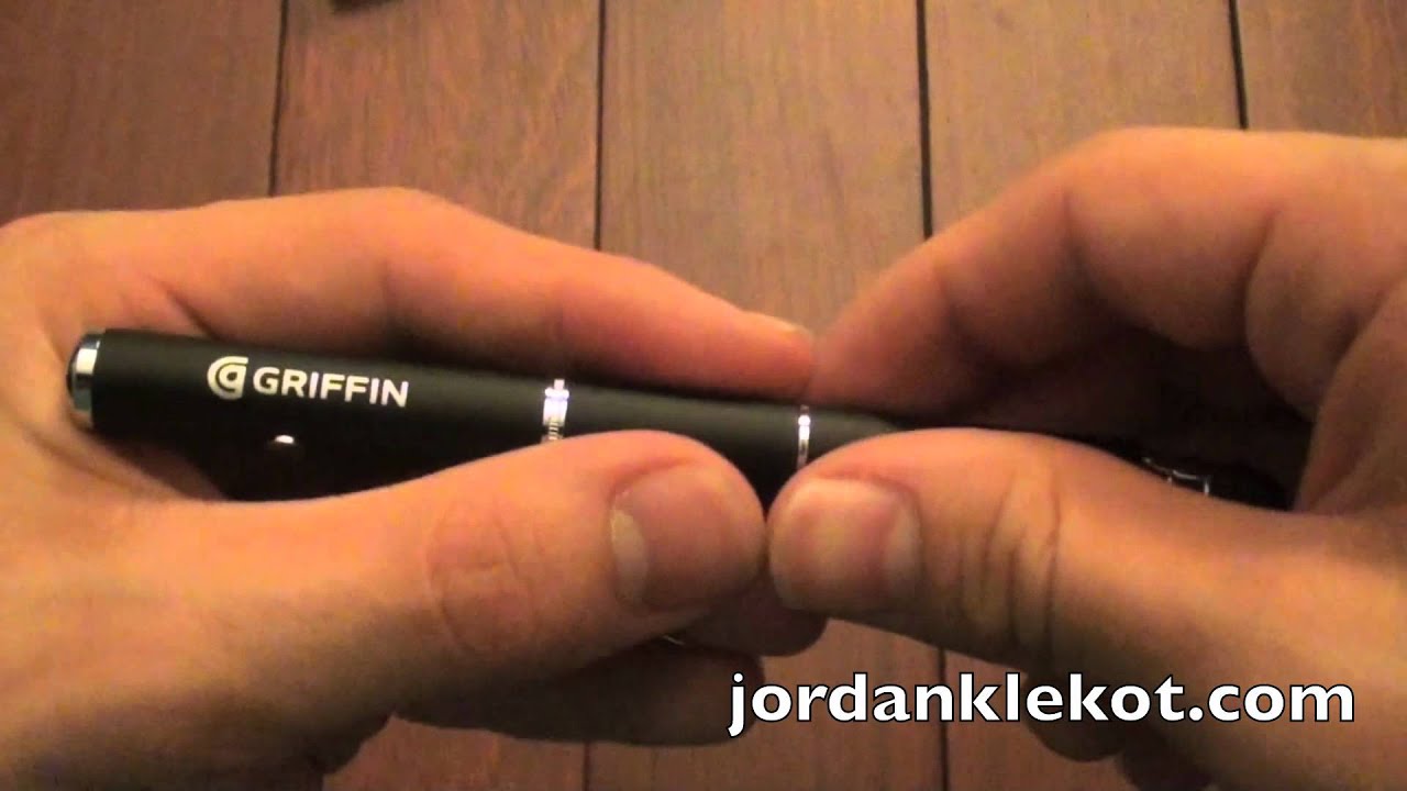 Griffin Stylus + Pen + Laser Unboxing - YouTube