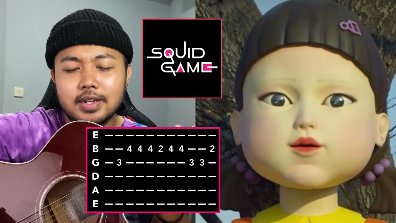 Tab Guitar Red Light Green Light SQUID GAME | Guitar Tutorial # ...