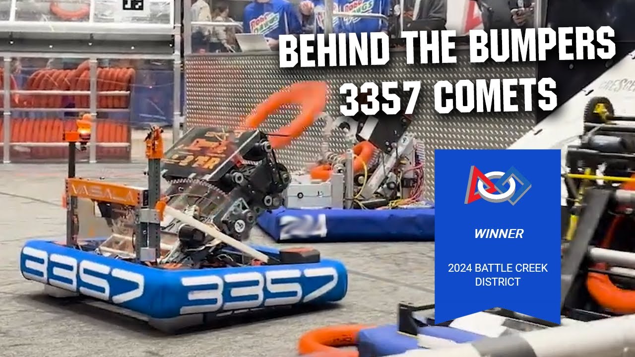 Behind the Bumpers | 3357 Comets | CRESCENDO FRC Robot - YouTube
