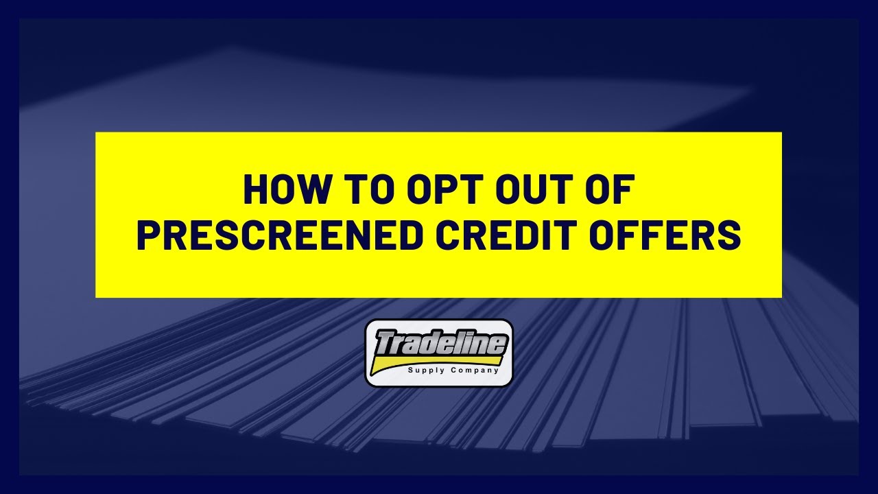 Tired of Prescreened Credit Offers? Here's How to Opt Out - Credit ...