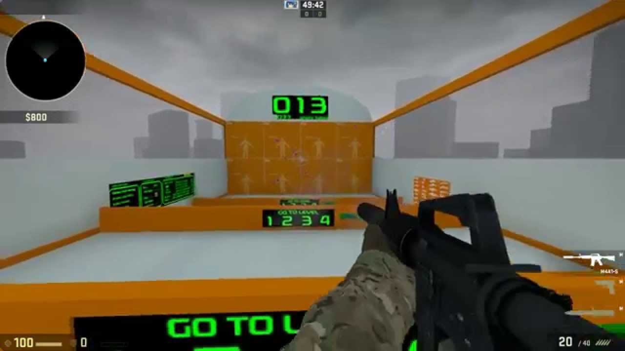 Counter strike Global Offensive Aim training session - YouTube