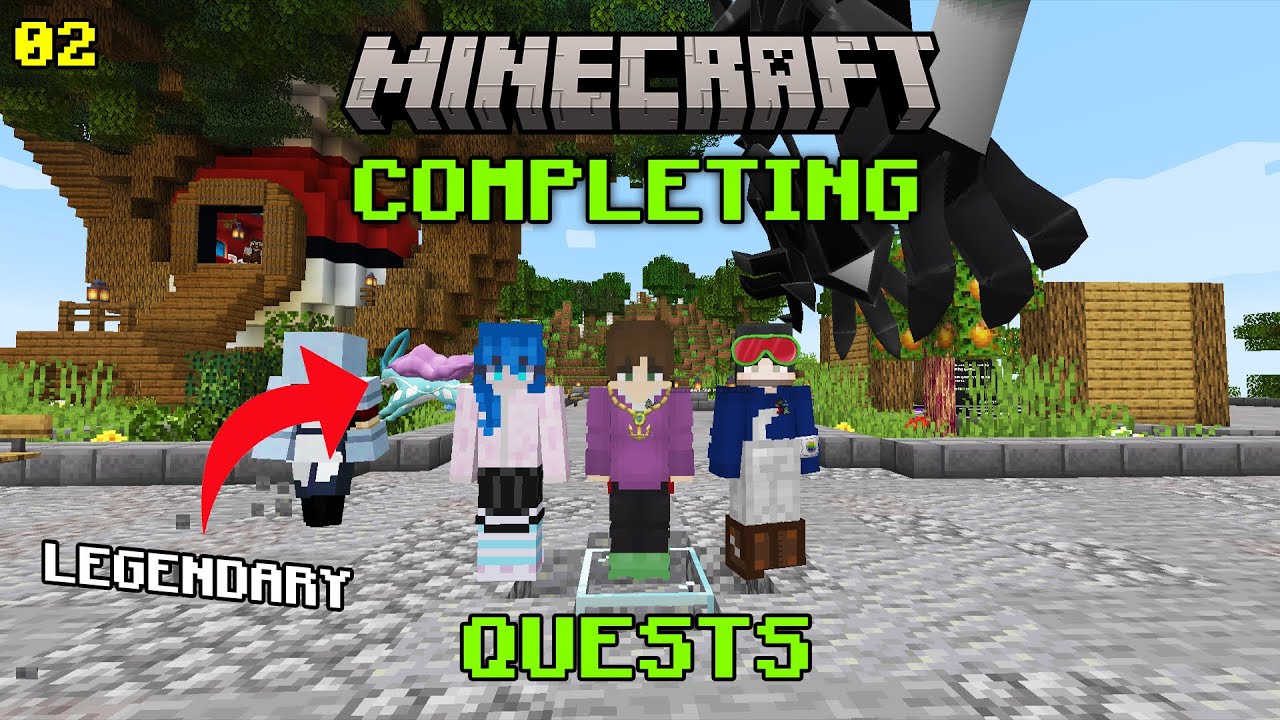 The Early Game Quests | Let's Play Pixelmon #2 - YouTube