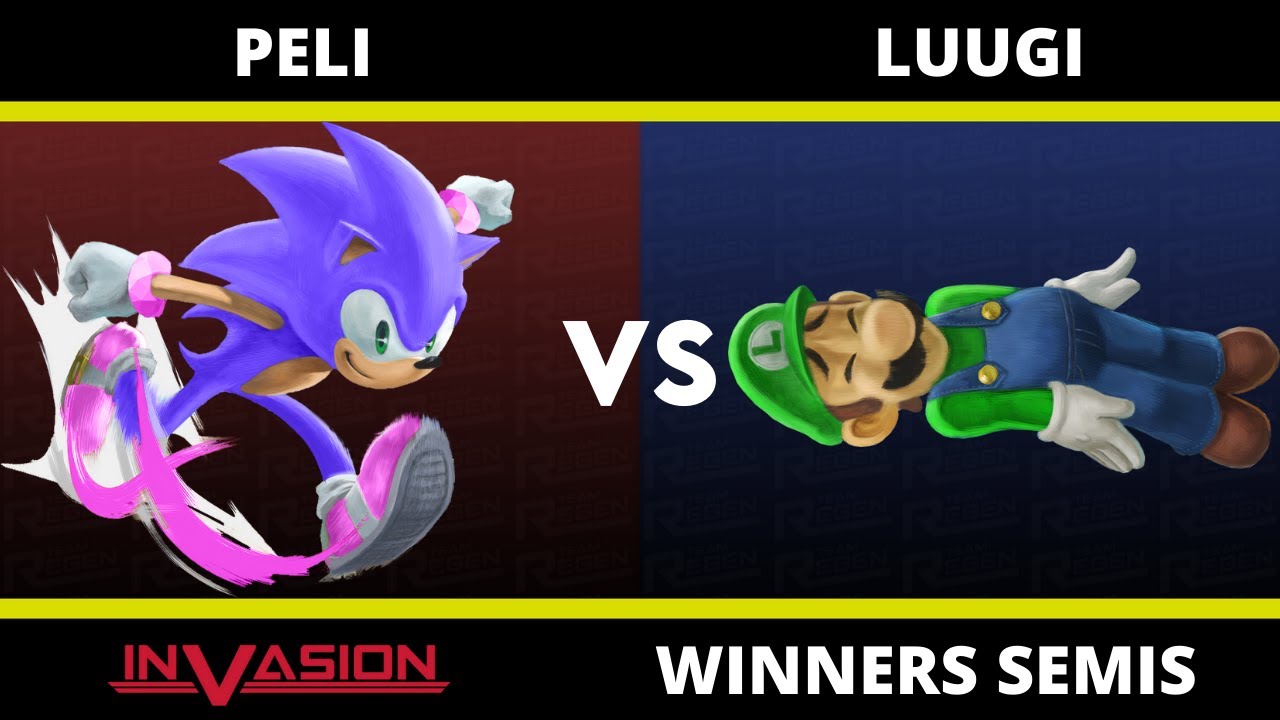 Invasion: Winners Semis - Peli (Sonic) Vs Luugi (Luigi) - YouTube