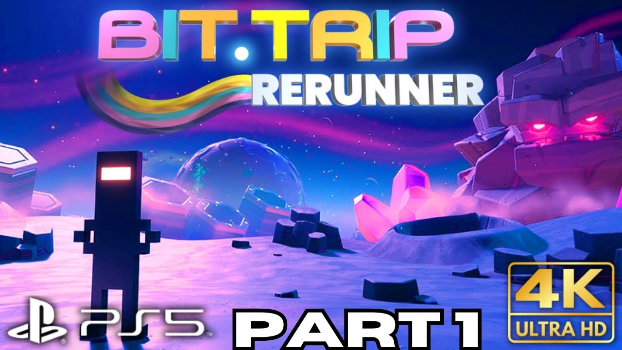 BIT.TRIP RERUNNER Gameplay Walkthrough Part 1 | PS5 | 4K HDR (No Commentary Gaming) (Bit Trip ...