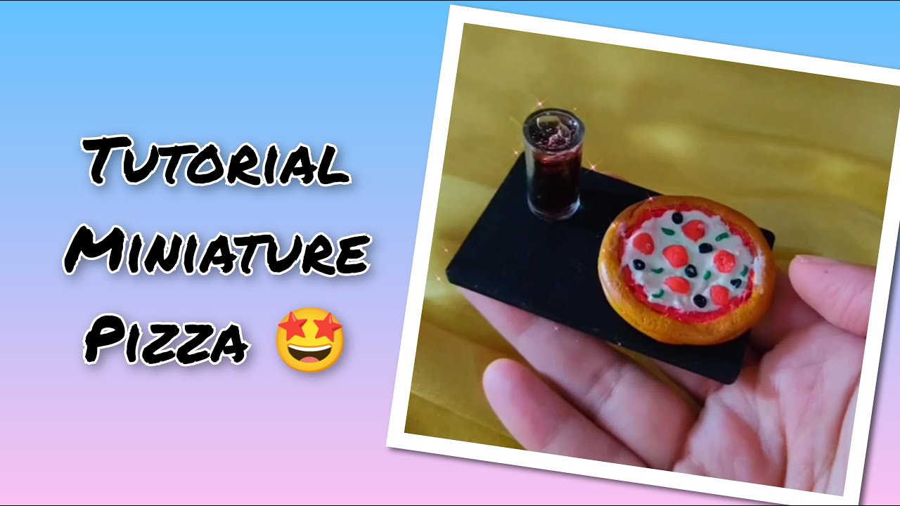 DIY How to Make Miniature Pizza | Clay Tutorials Beginner | Kawaii ...