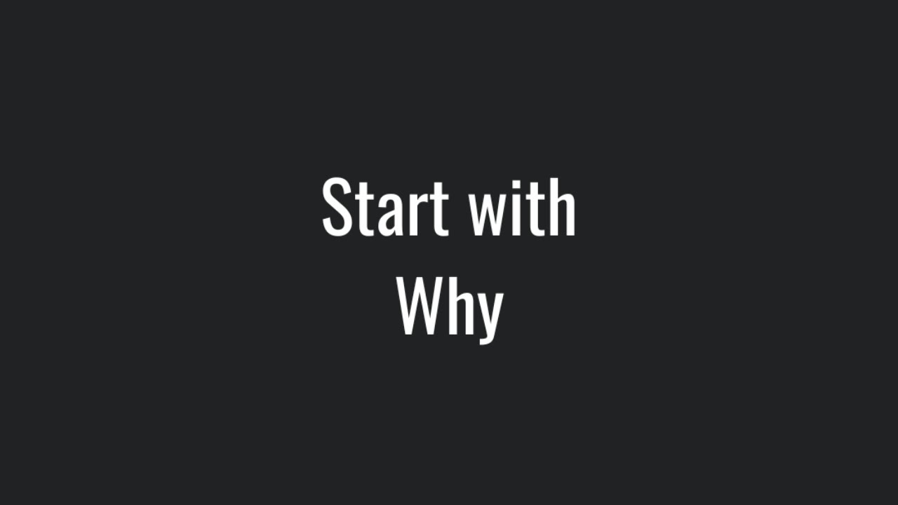 Start with Why - YouTube