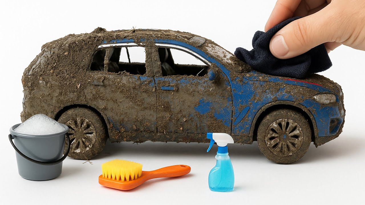 Super Realistic Cleaning of a 1:24 BMW X5 After an Extreme Off-Road ...