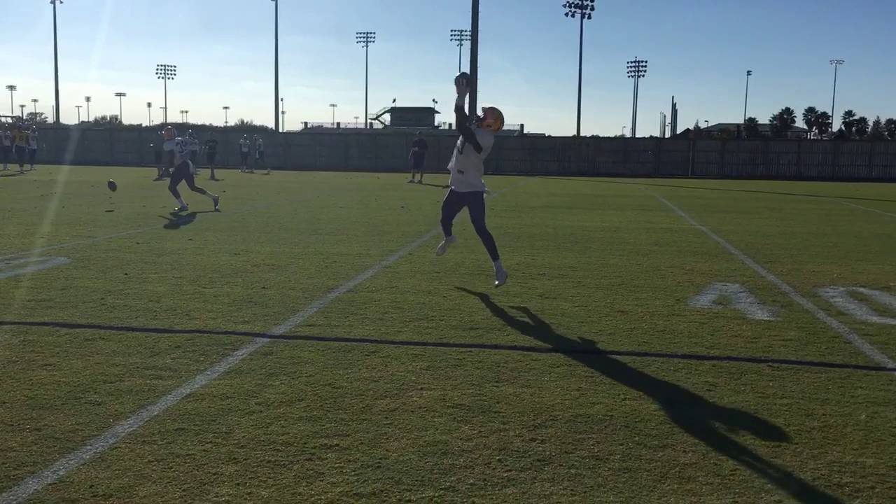 LSU works skeleton passing drill - YouTube