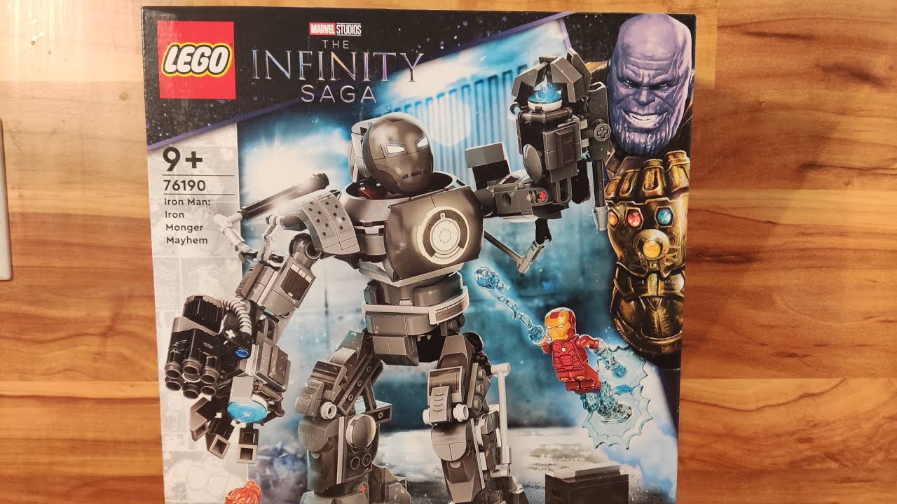 LEGO 9+ - LEGO Set 76190 Marvel Iron Man: Iron Monger Mayhem - Speed ...