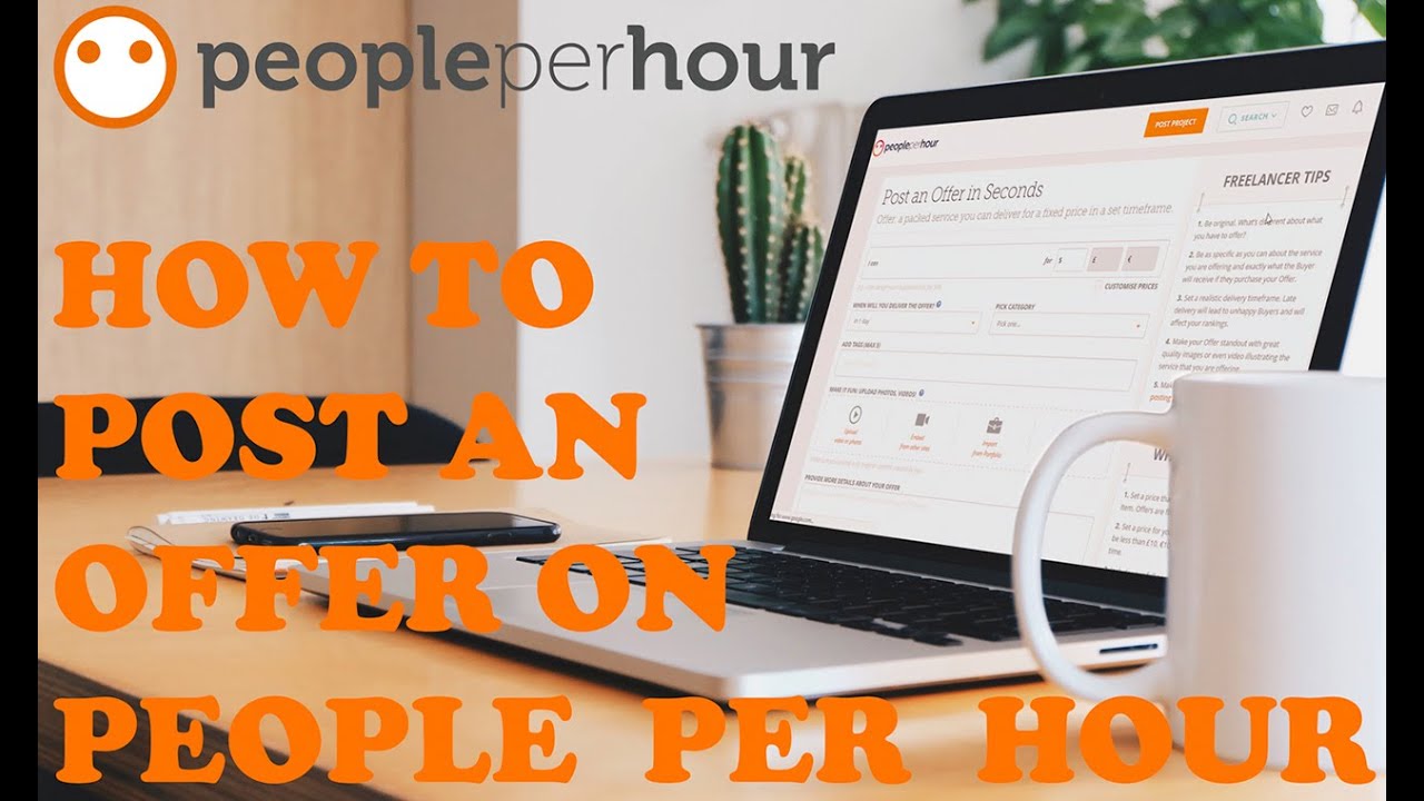 How To Post An Offer On PeoplePerHour - YouTube