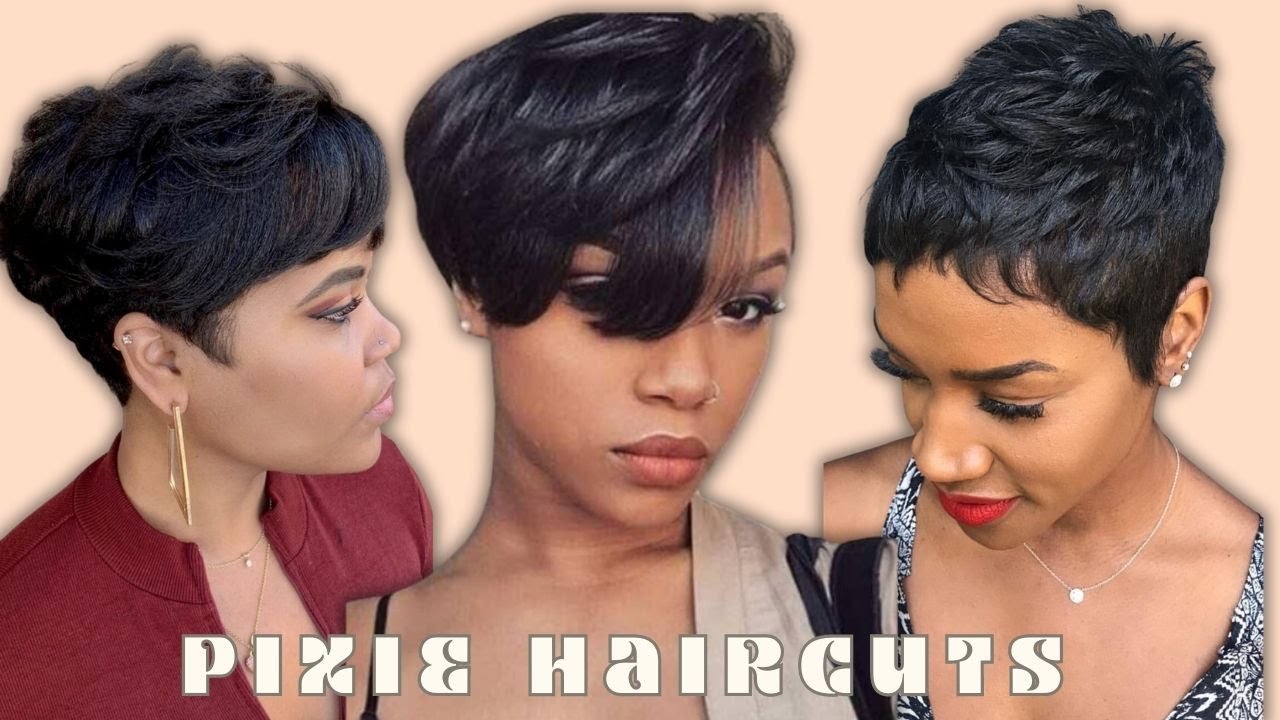 Beautiful Pixie Haircuts for Black Women Fall 2023 & Winter 2024 Season - YouTube