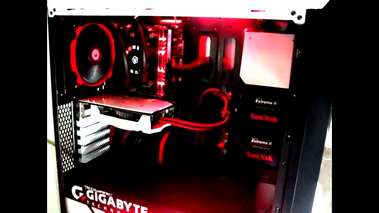 Mid Gaming Rig Setup 2016 Tecware Alpha - YouTube