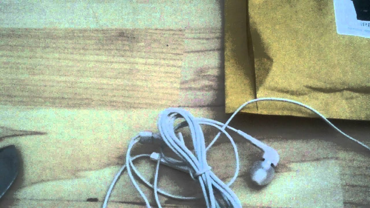 apple head phones with remote and mic unboxing hd - YouTube