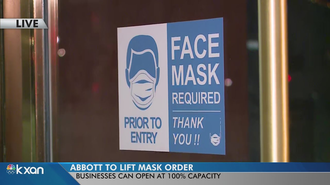 Gov. Abbott lifts state mask mandate effective March 10 - YouTube