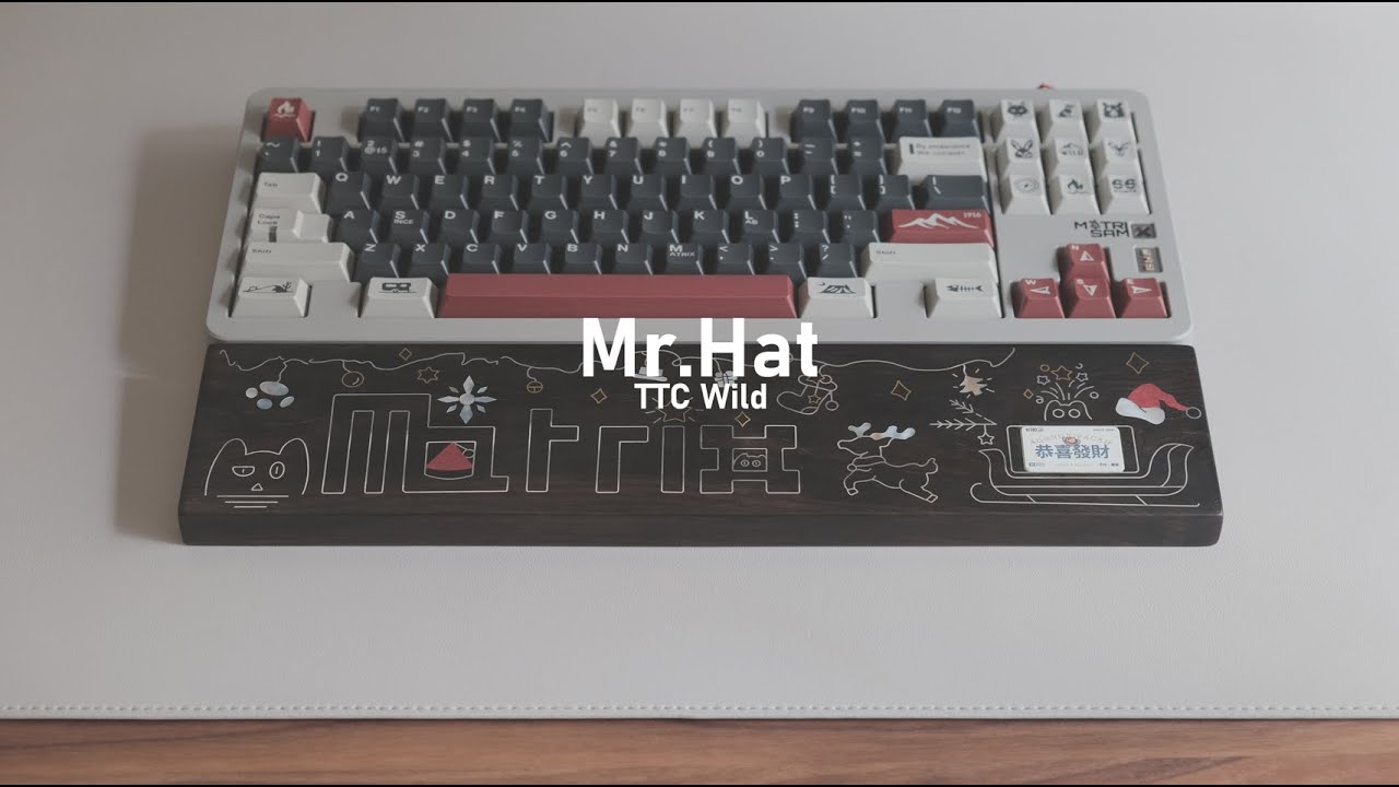 Matrix Mr.Hat Christmas with TTC Wild Typing Sounds ASMR - YouTube