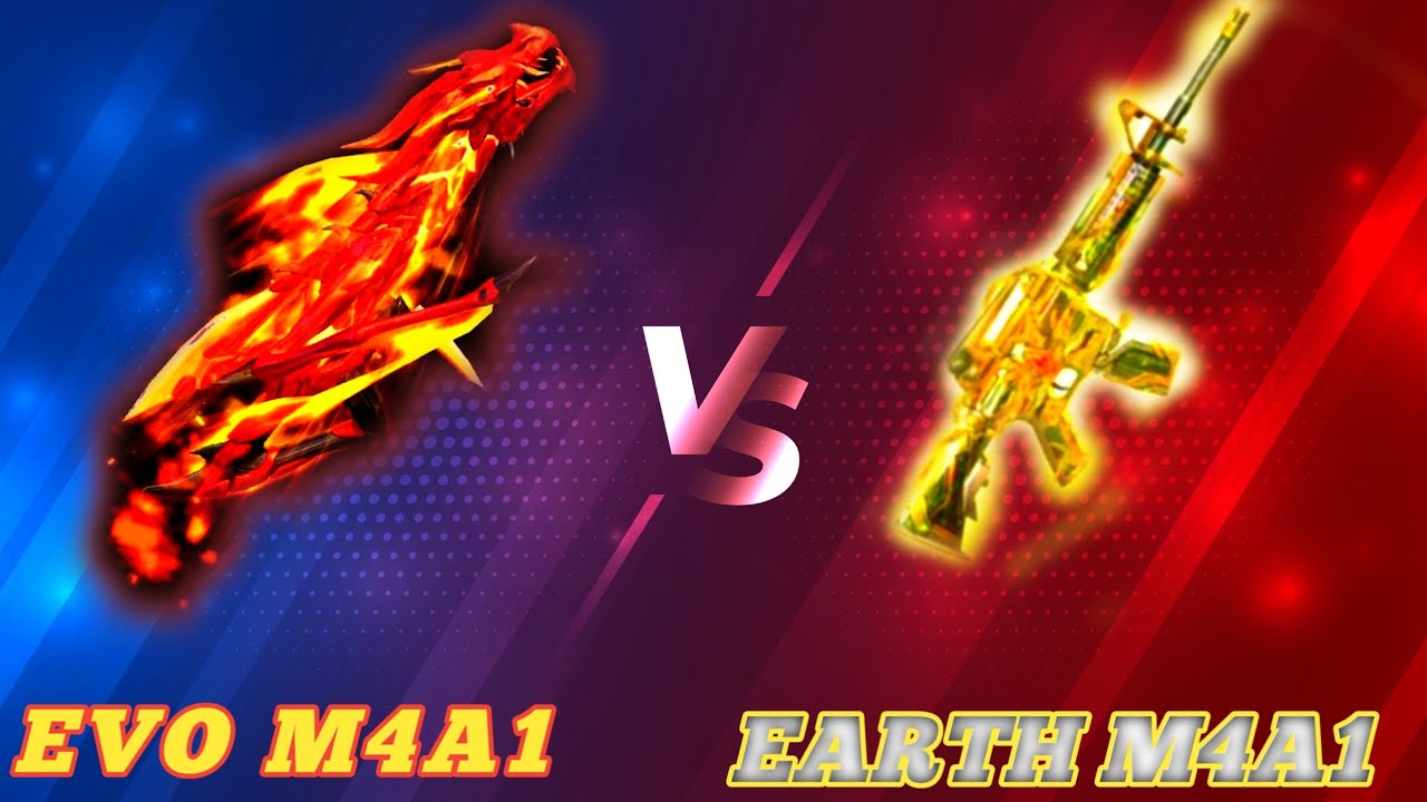 Evo M4A1 VS Earth M4A1 || which is best??🥰 ️ - YouTube