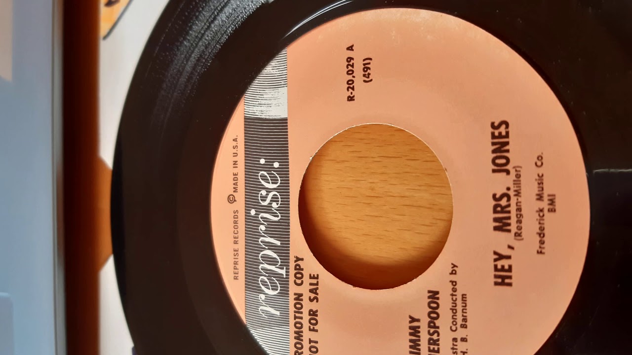 Jimmy Witherspoon Hey Mrs Jones - YouTube