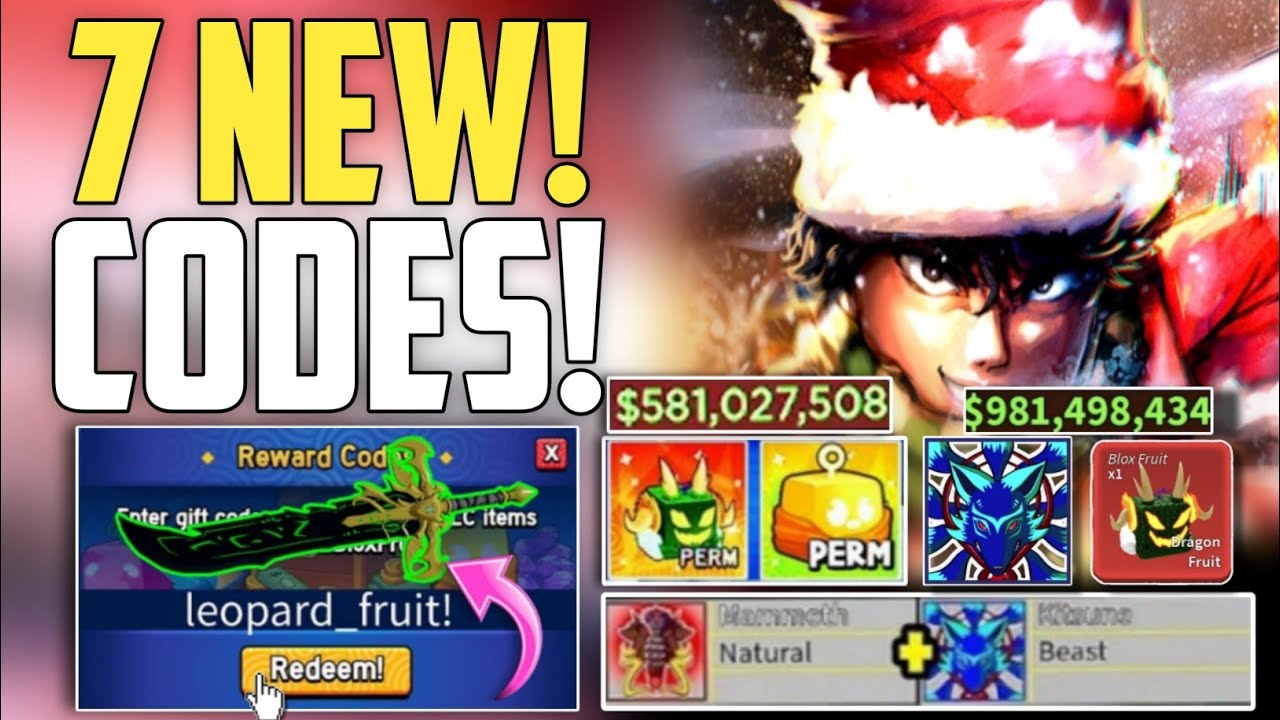 *UPDATE CODES!* ALL BLOX FRUITS CODES IN 2024 - BLOX FRUITS CODES ...
