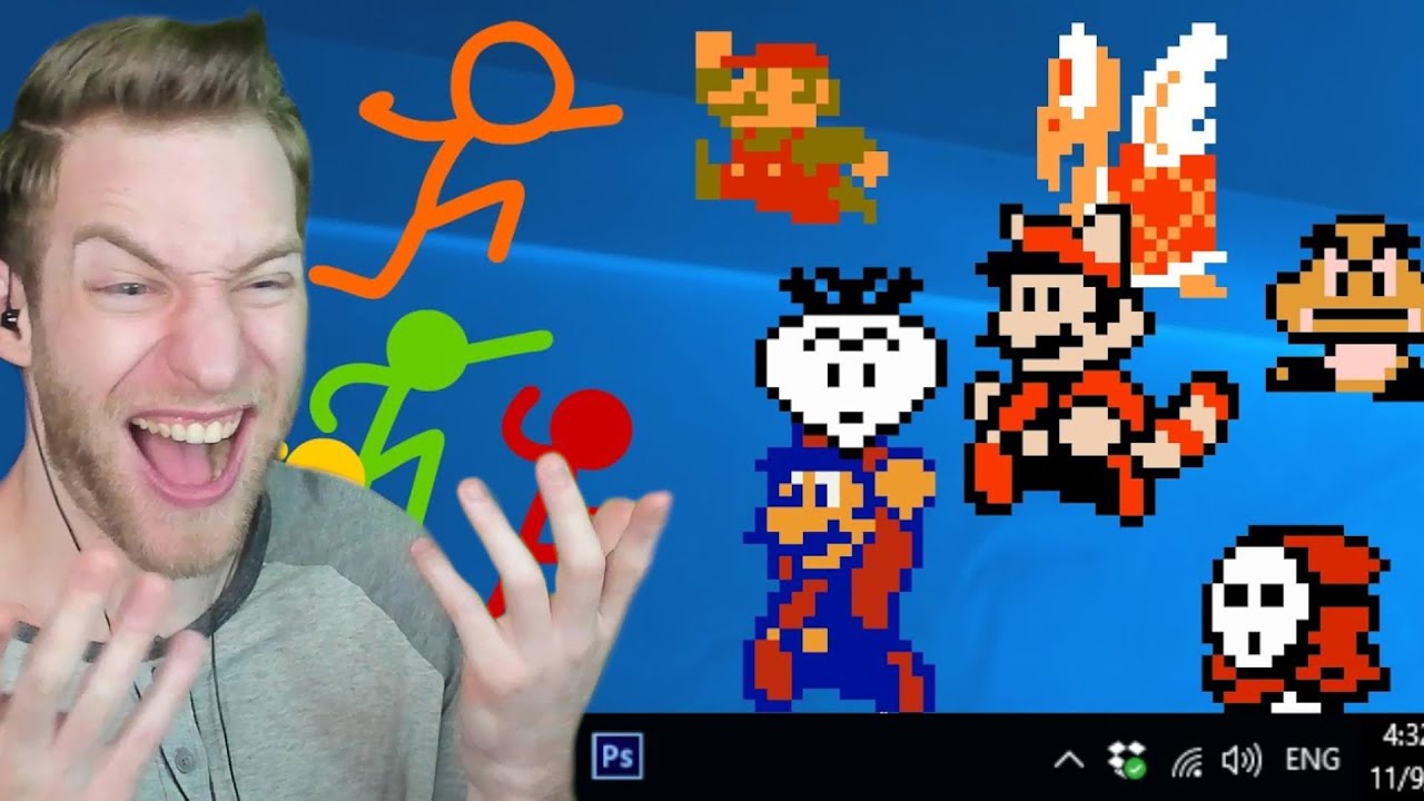 HOW MANY MARIOS ARE THERE!?! Reacting to "Animation vs Super Mario Bros ...