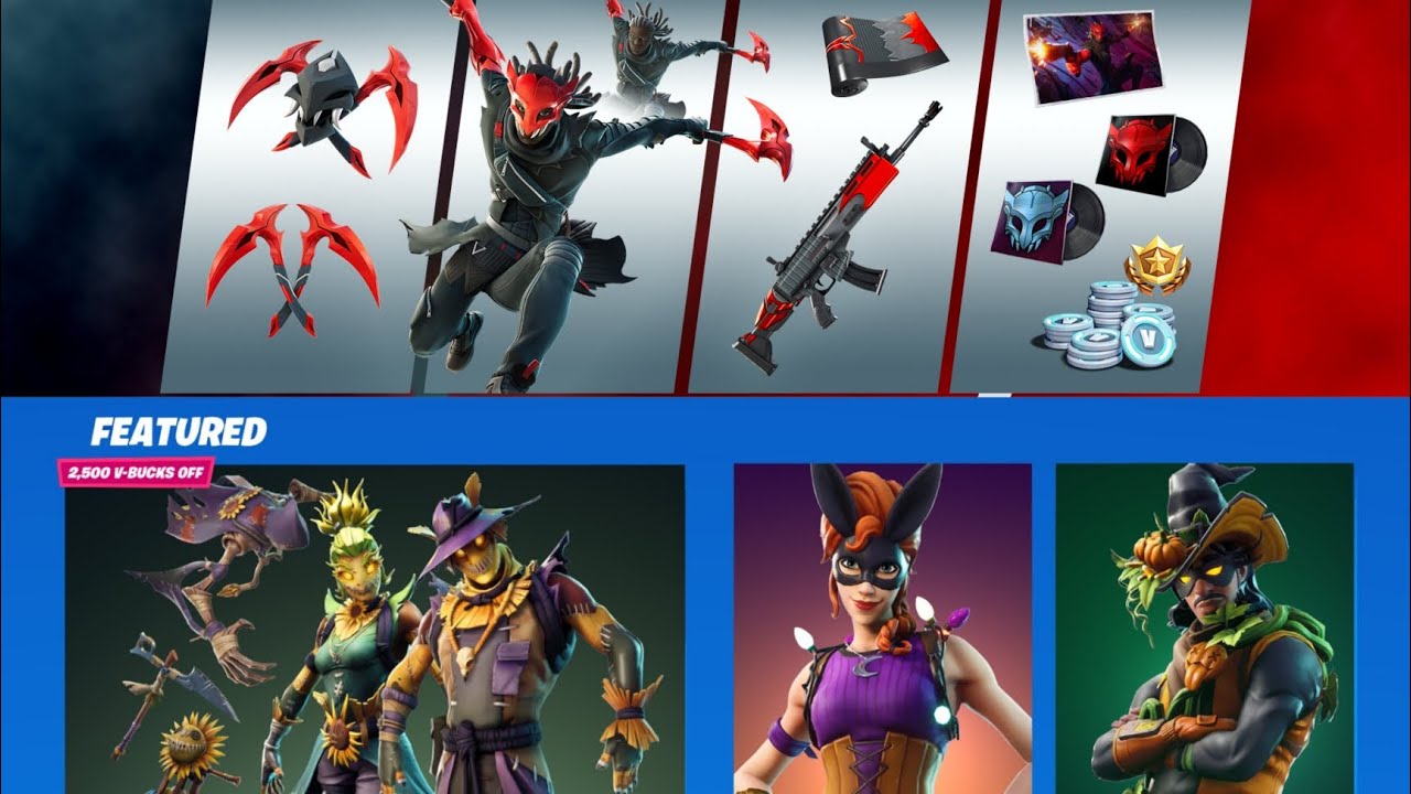 *NEW* October Crew Pack + FortniteMares Skins Return..! (Fortnite Item ...