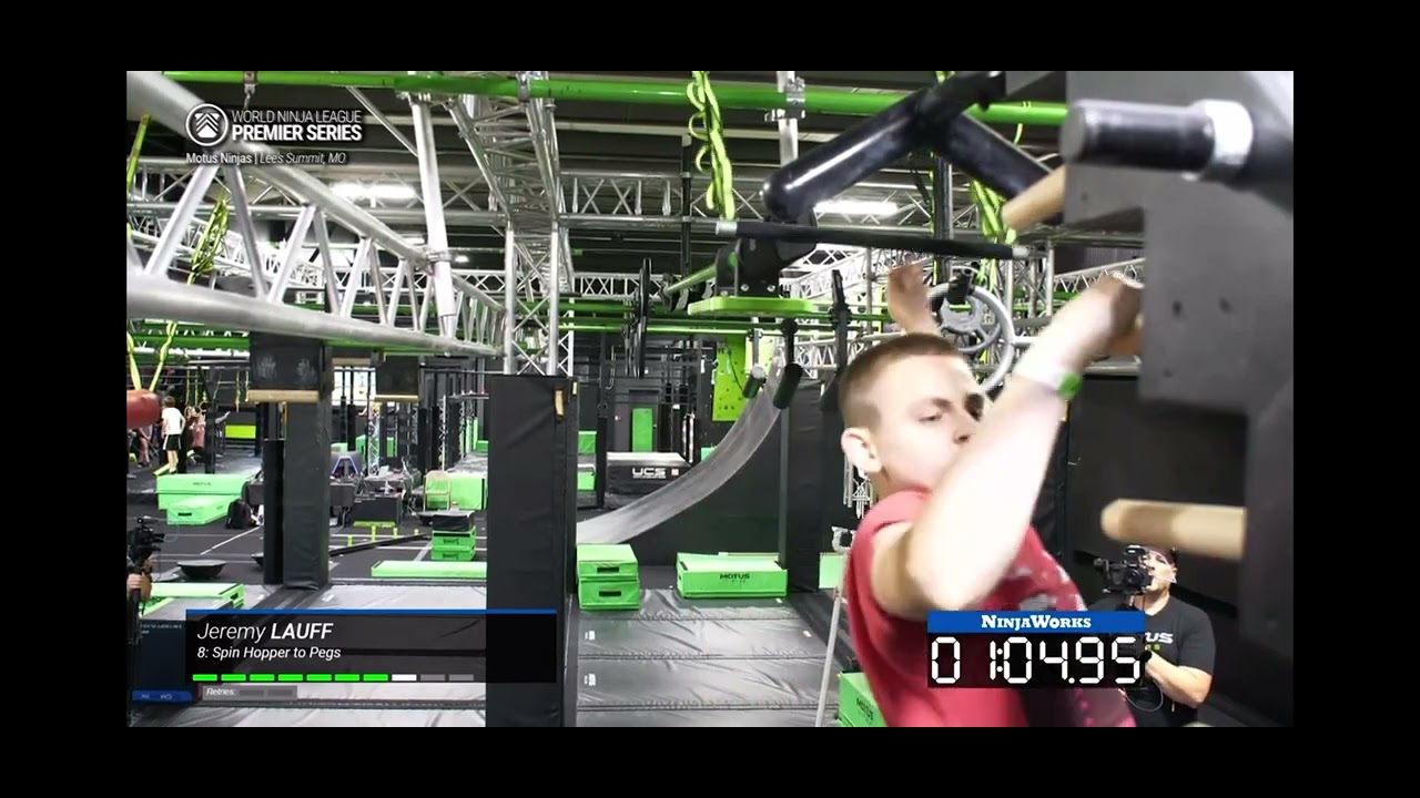 WNL Premier Series at Motus Ninjas-Jeremy Lauff (1st Place Challenge ...