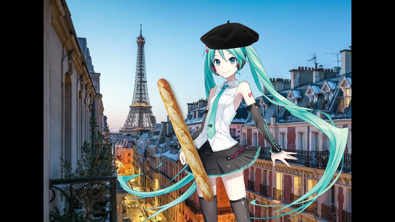 hatsune miku speaks french - YouTube