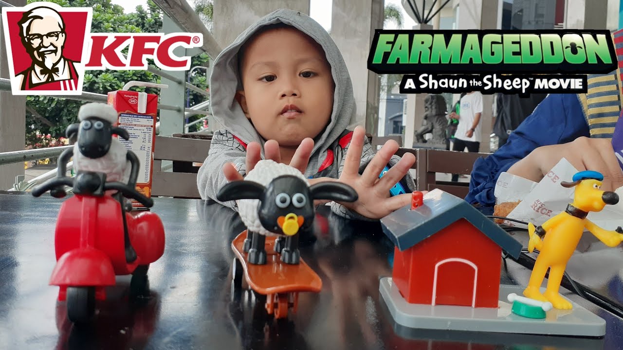 TOYS REVIEW || MAINAN KFC Chaki Kids Meal Terbaru SHAUN THE SHEEP ...
