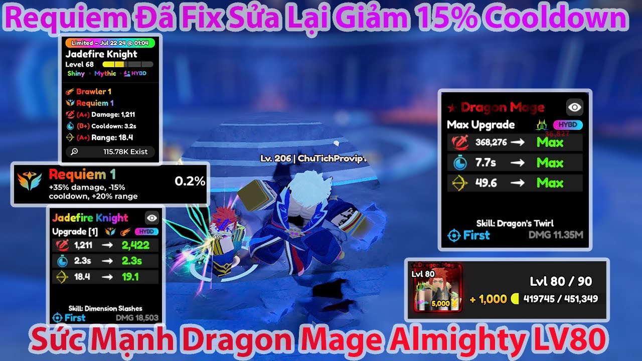 Roblox - Requiem Đã Sửa Lại Giảm 15% Cooldown Và Sức Mạnh Dragon Mage ...