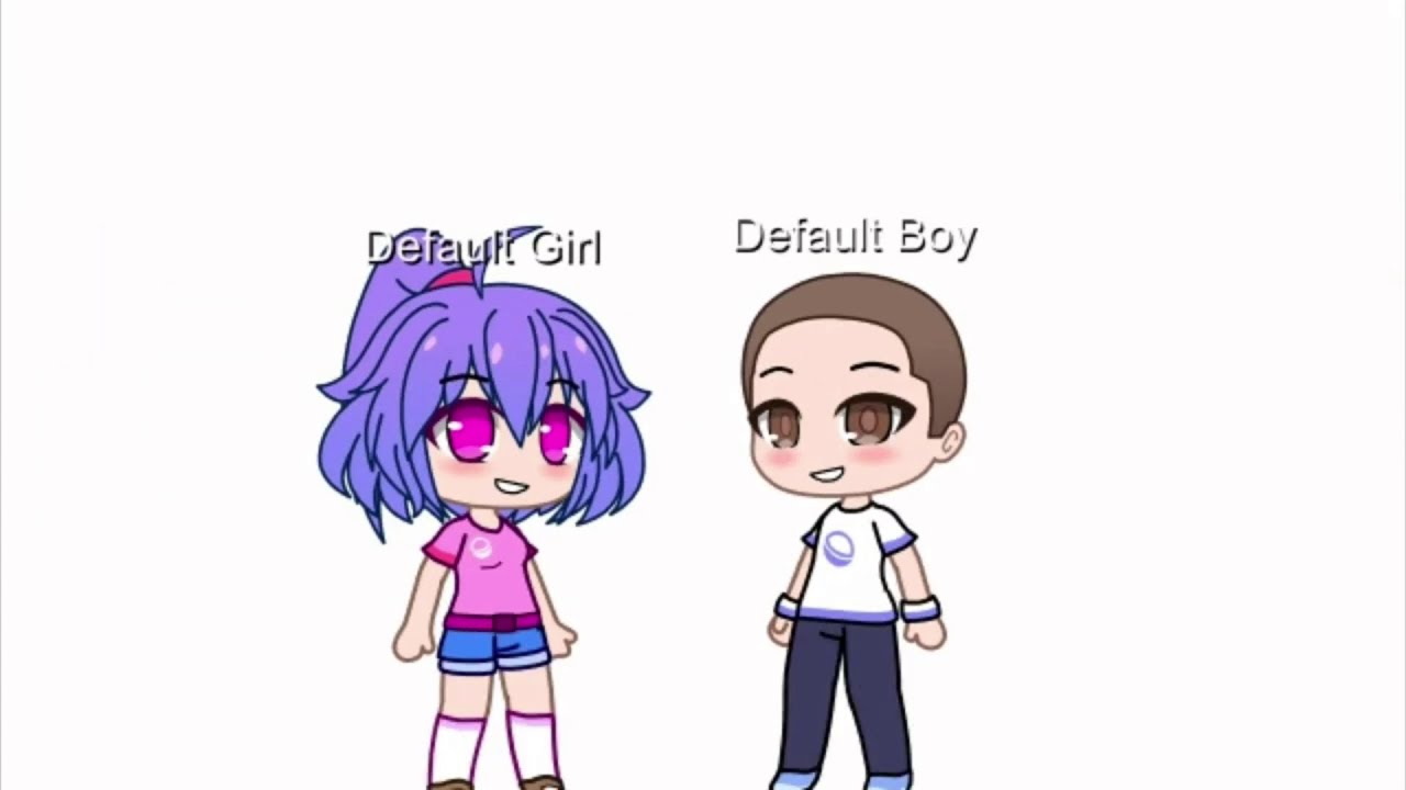 Top 10 Default boy and girl gets a glow up memes | Gacha life & Gacha ...