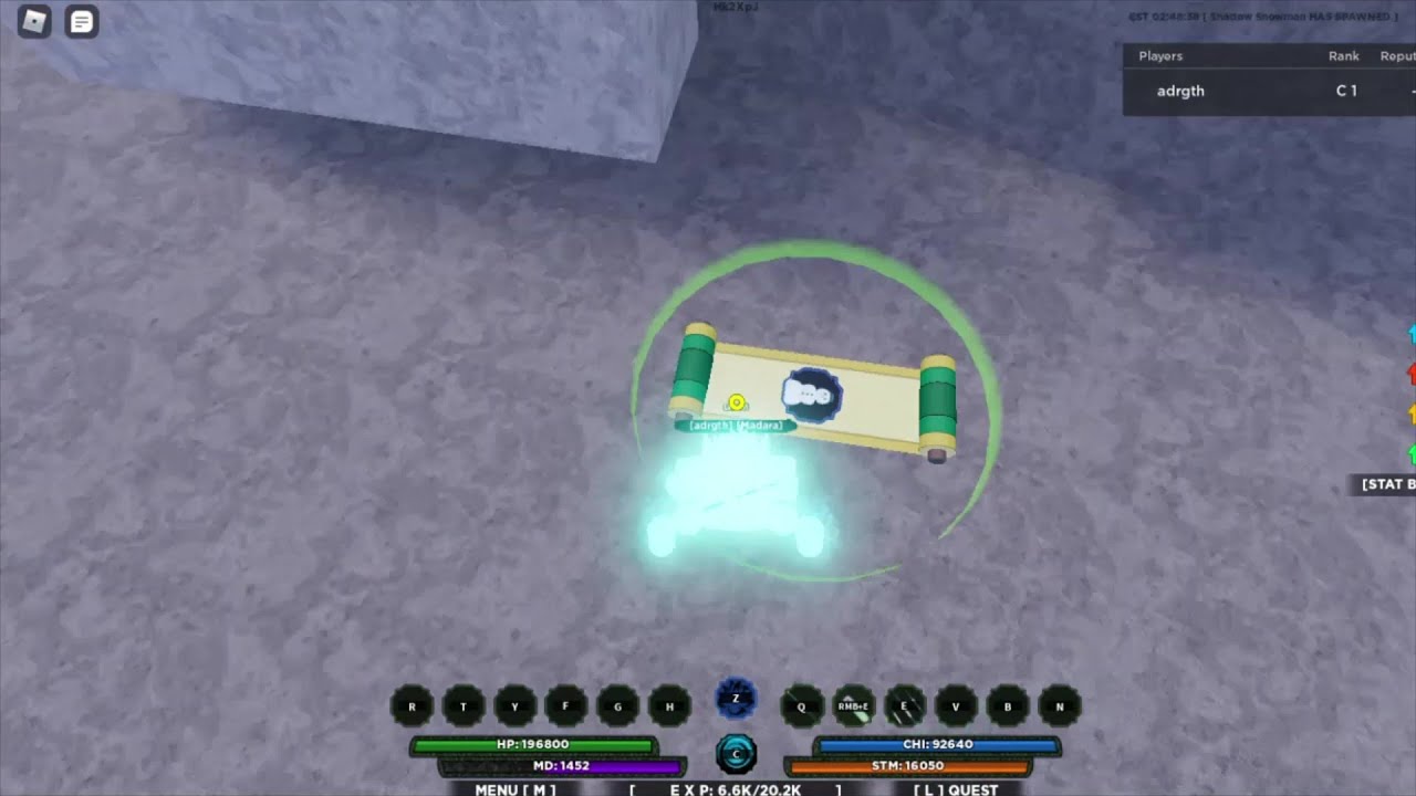 Shadow Snowman Spawn Location | Shindo Life - YouTube