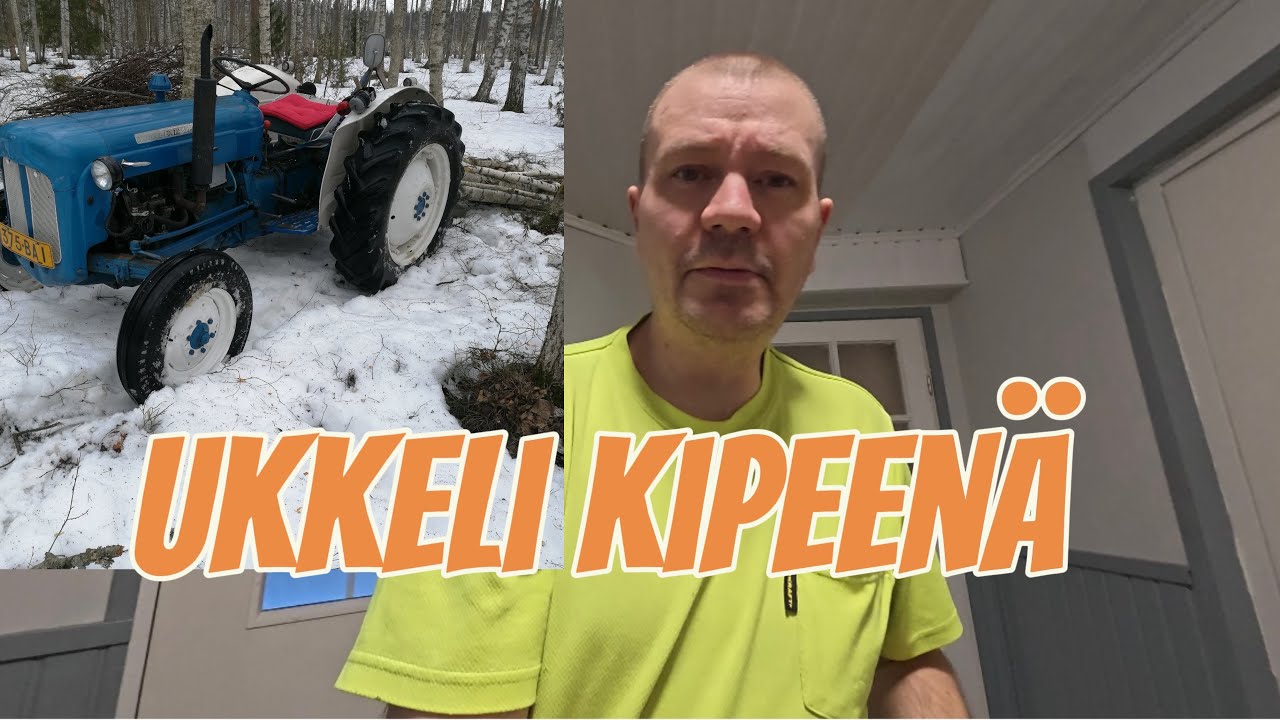 Ukkeli kipeenä-hommat mättäässä! - YouTube