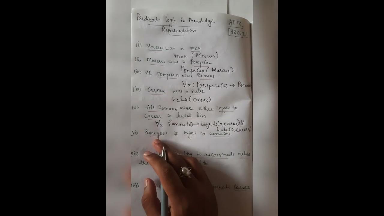 Predicate Logic In Knowledge Representation AI ML 18CS71 YouTube predicate-logic-in-knowledge-representation-ai-ml-18cs71-youtube