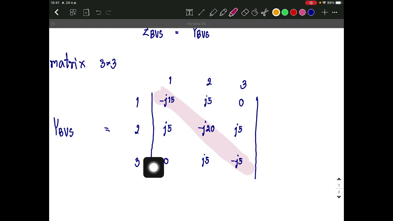 การหาZbusและการสร้างmatrix (Power System) - YouTube