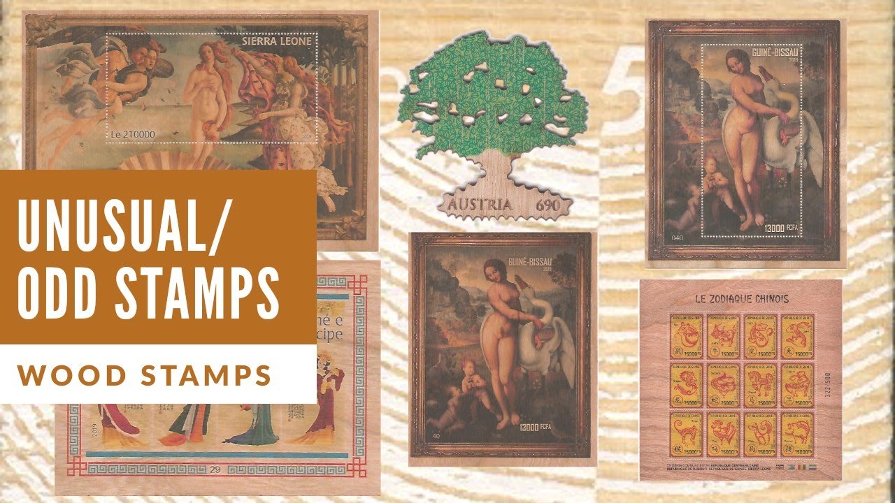UNUSUAL/ODD STAMPS - WOOD STAMPS - PART - 1 - YouTube