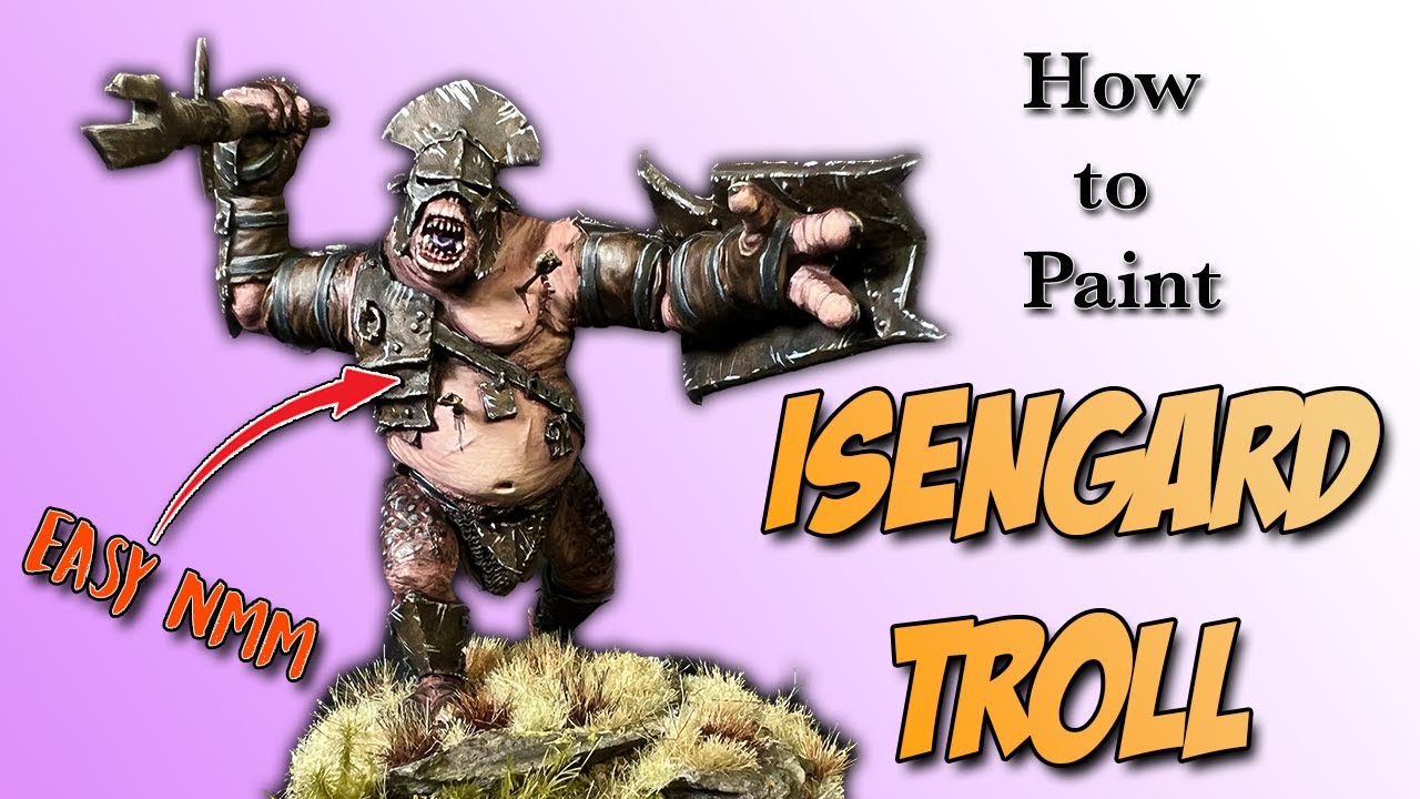 How to Paint a Troll - Middle Earth Strategy Battle Game - YouTube
