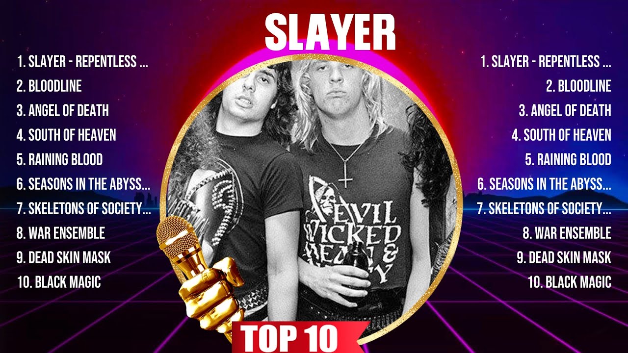 Slayer Greatest Hits 2024 Collection - Top 10 Hits Playlist Of All Time ...