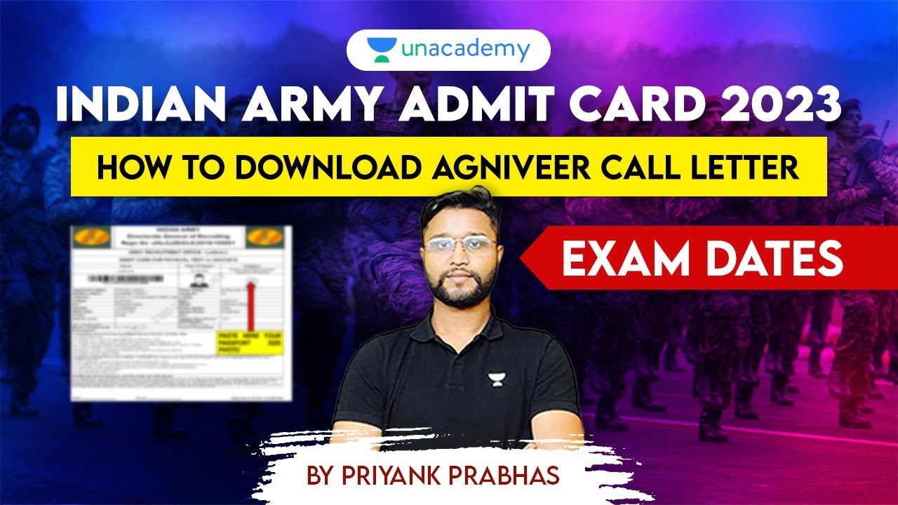 Indian Army Admit Card 2023: How To Download Agniveer Call Letter; Exam ...