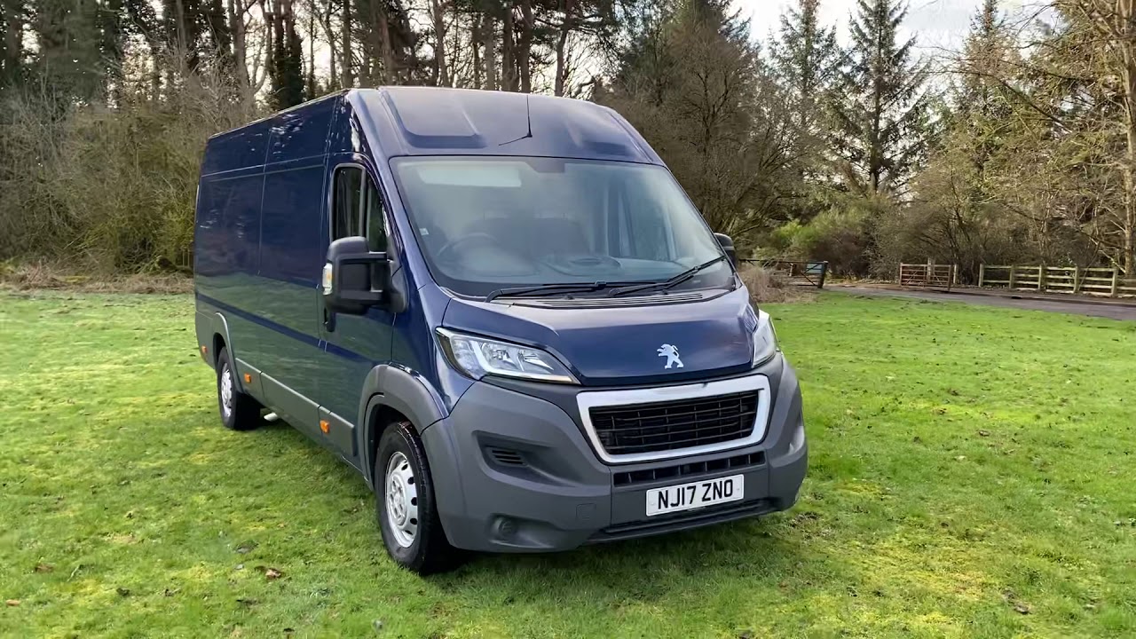 Peugeot Boxer L4H2 Professional 17 reg - YouTube