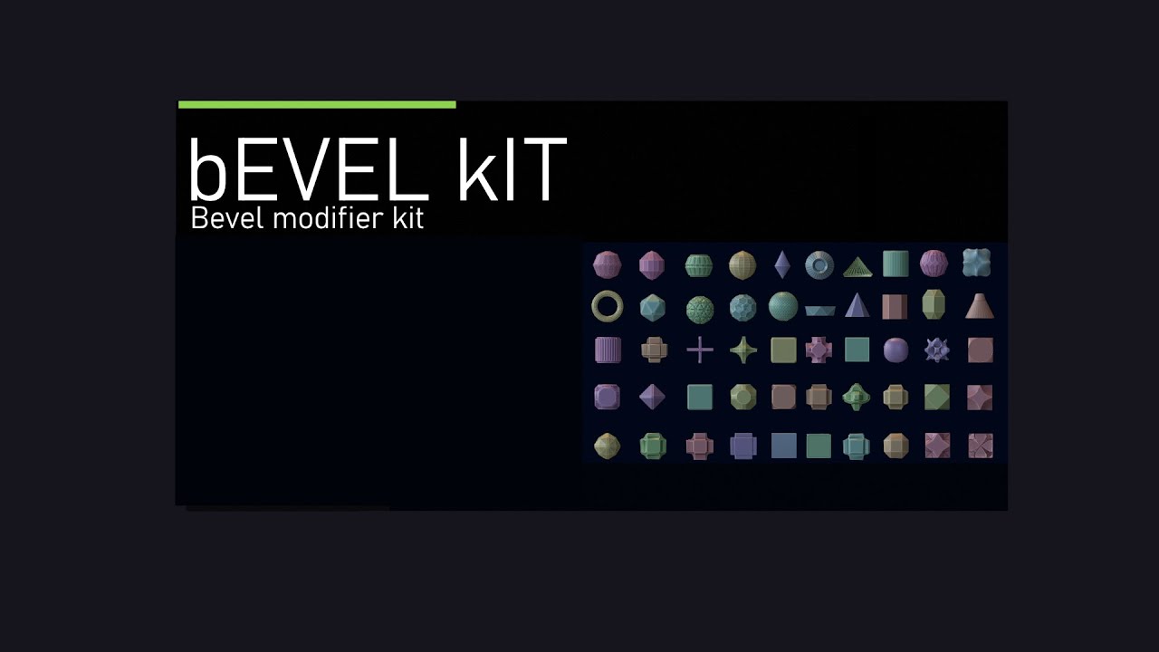 Bevel Kit for Blender - YouTube