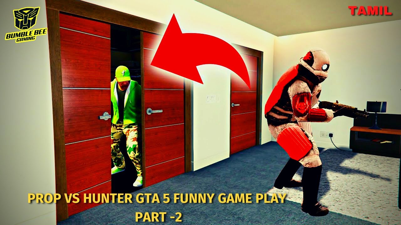PART 2 PROP VS HUNTER | GTA 5 ONLINE | TAMIL |FUNNY MOMENTS| # ...