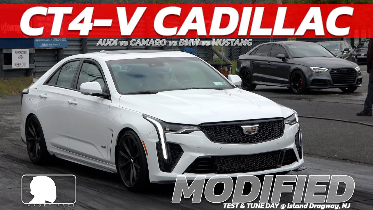Modified CT4 V Blackwing Cadillac vs Audi vs Camaro vs BMW vs Mustang ...