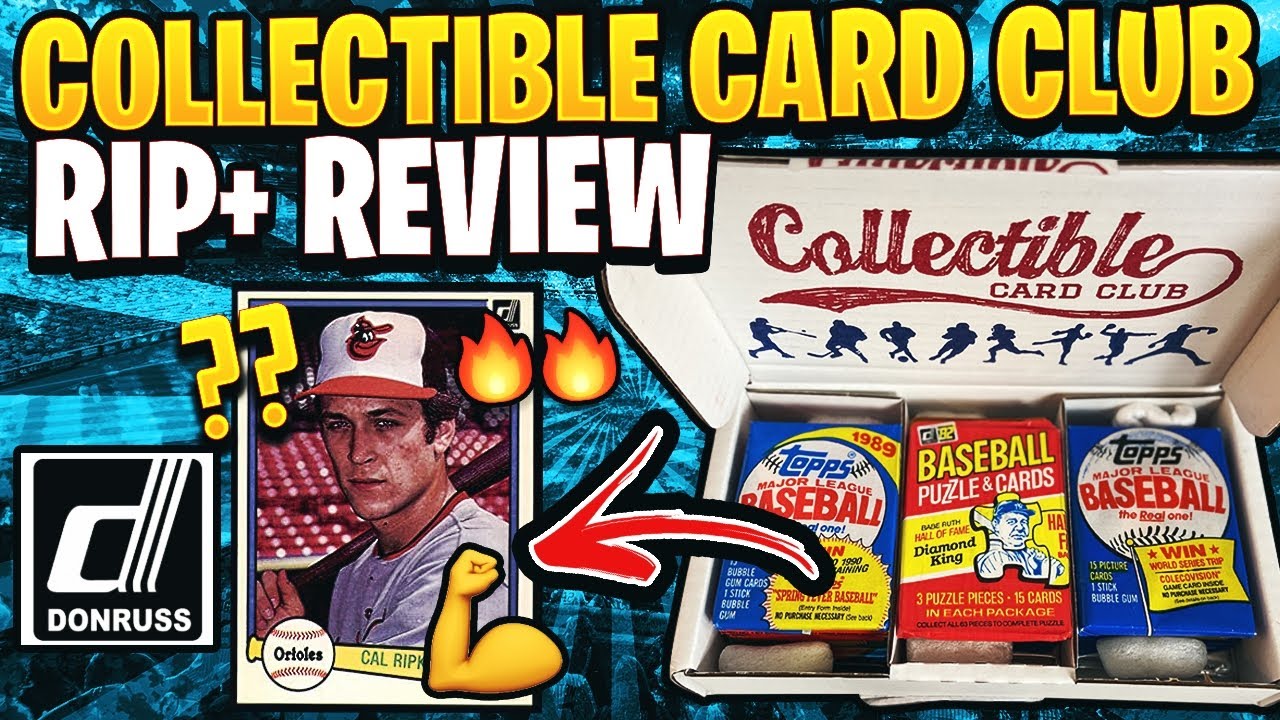 Collectible Card Club Rip and Review | Month #3 Vintage Baseball ...
